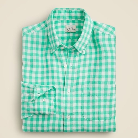 J. Crew | Shirts | J Crew Baird Mcnutt Irish Linen Shirt Sz M Nwt Be554 ...